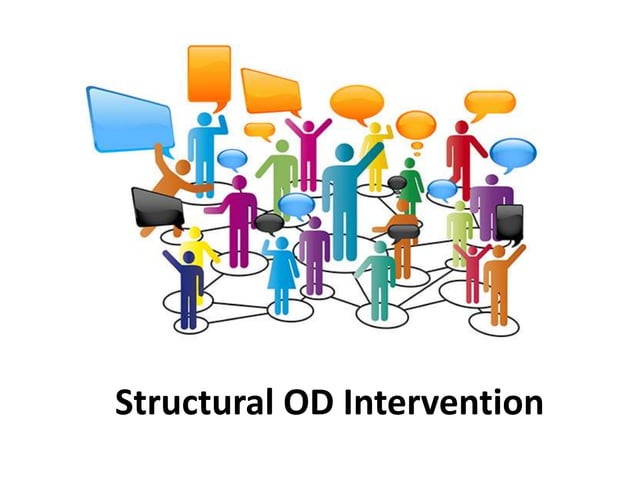 Structural od intervention - Organizational Change and Development ...