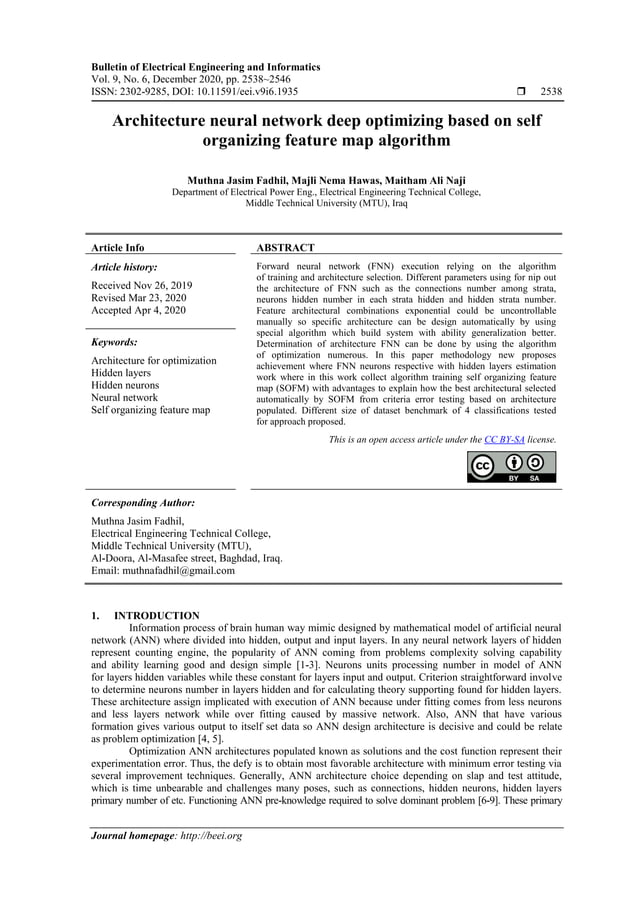 Architecture Neural Network Deep Optimizing Based On Self Organizing