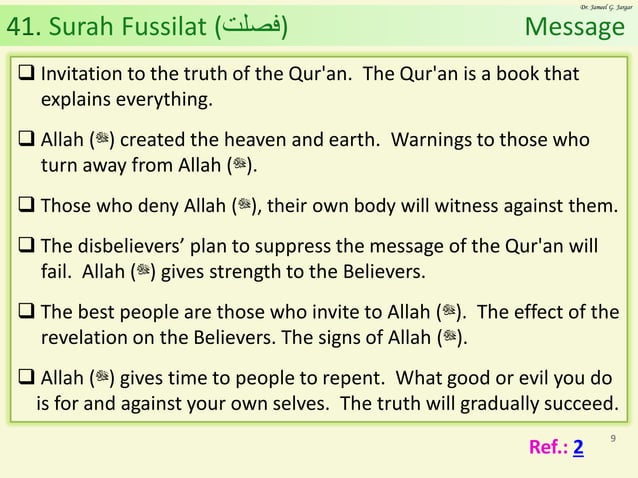 Al Quran (Chapter 41): Surah Fussilat [Explained in Details], Surah Ha ...