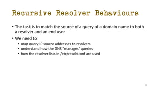 RIPE 82: Measuring Recursive Resolver Centrality | PPT