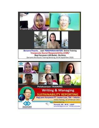 (2021) Silabus Training "Effective Corporate Social Responsibility (CSR ...