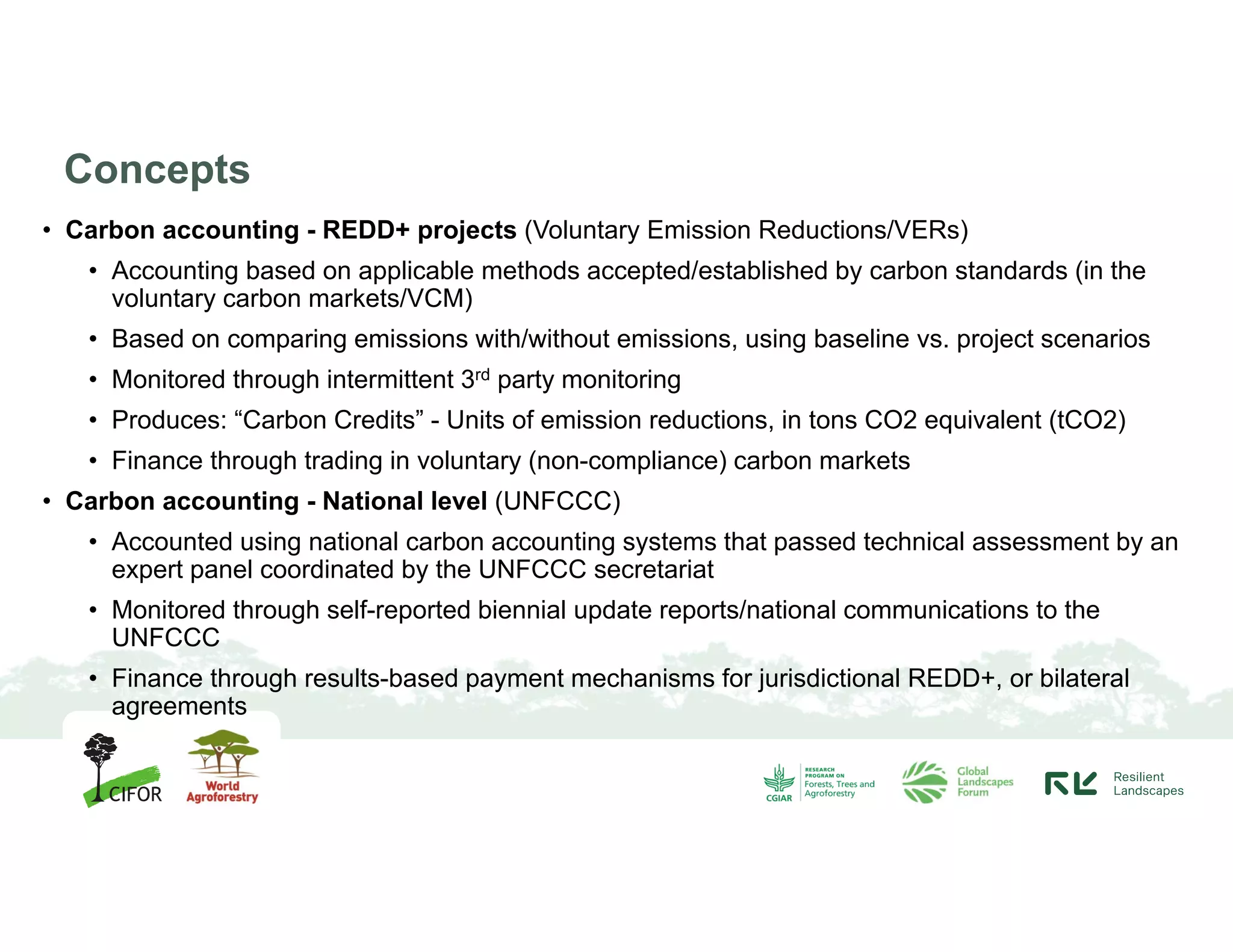 The global landscape of projects to reduce emissions from deforestation ...