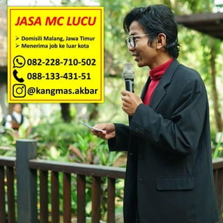 WA 082.228.710.502 JASA MC ACARA FORMAL Rapat di Jakarta | PDF