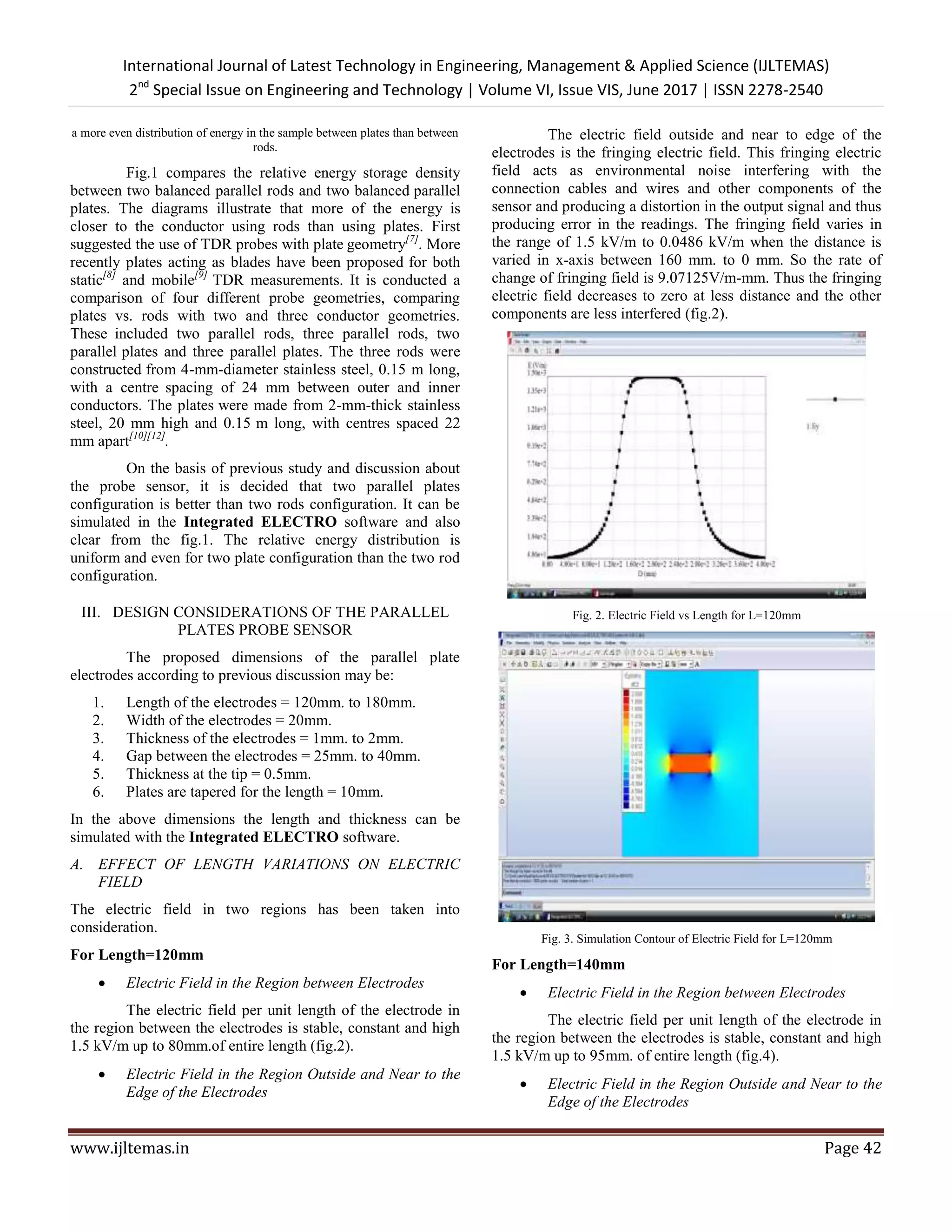 Design of the Probe Sensor for the TDR Soil Moisture Sensor System | PDF