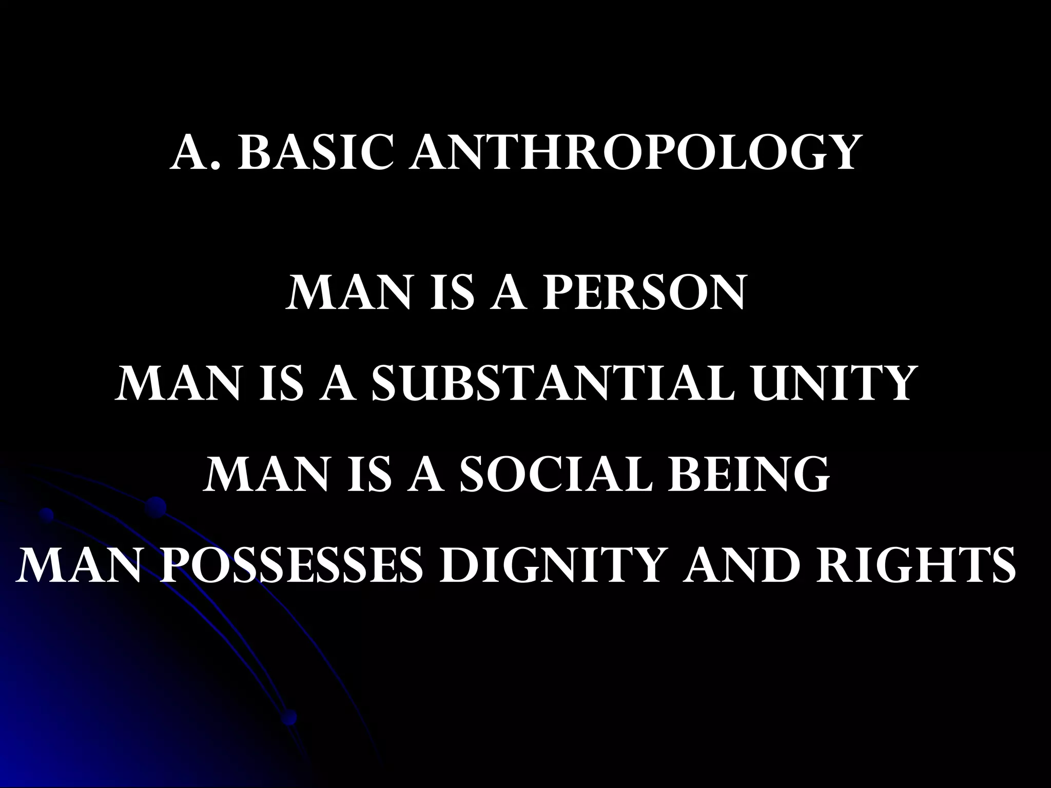 Man as a Person | PPT