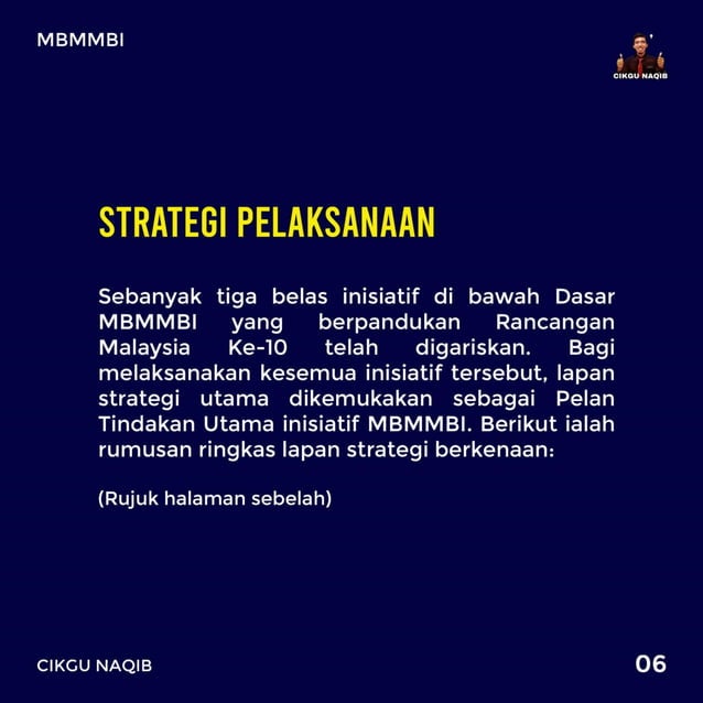 MBMMBI (Memartabatkan Bahasa Melayu Memperkukuh Bahasa Inggeris) | PDF