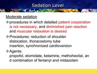 Procedural sedation and analgesia | PPTX