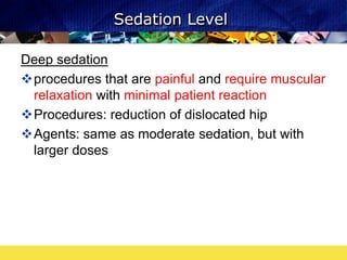 Procedural sedation and analgesia | PPTX