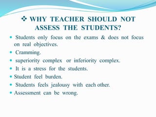 Concept of Classroom Assessment | PPTX