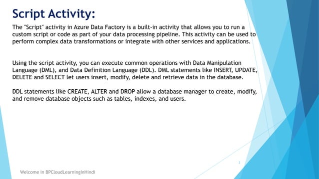 41- Scripts Activity in Azure Data Factory.pptx