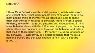 TYPES OF MASS BEHAVIOR | PPTX