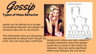 TYPES OF MASS BEHAVIOR | PPTX