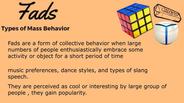 TYPES OF MASS BEHAVIOR | PPTX | Fashion Trends | Style & Fashion