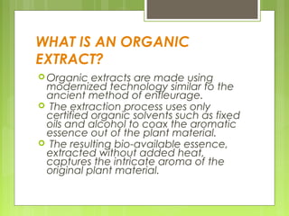 EXTRACTION OF OILS | PPT