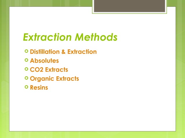 EXTRACTION OF OILS | PPT
