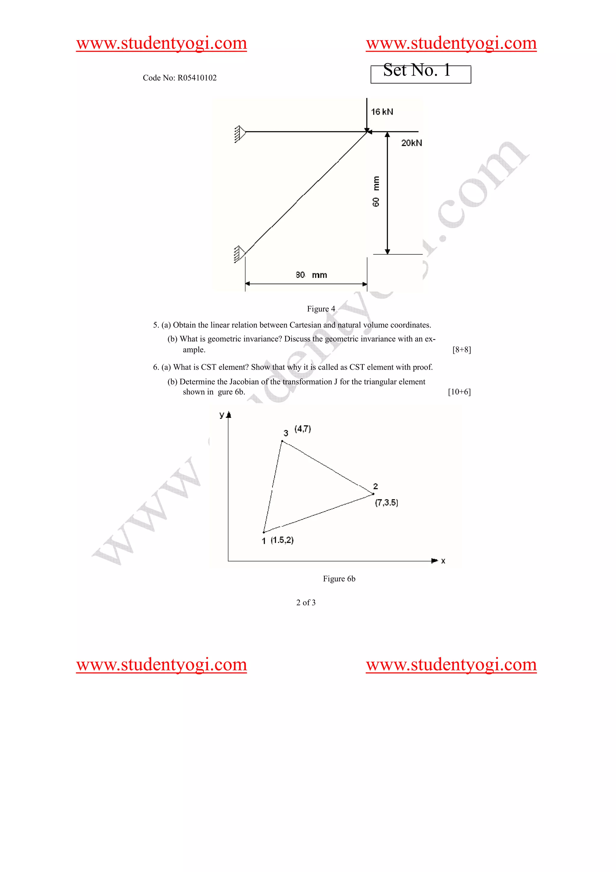 410102 Finite Element Methods In Civil Engineering | PDF