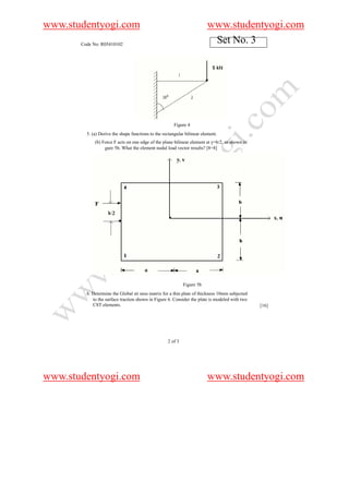 410102 Finite Element Methods In Civil Engineering | PDF