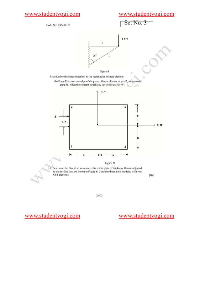410102 Finite Element Methods In Civil Engineering | PDF