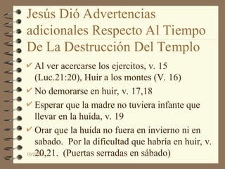 sermón de mateo 24 en ppt señales de los tiempos | PPT