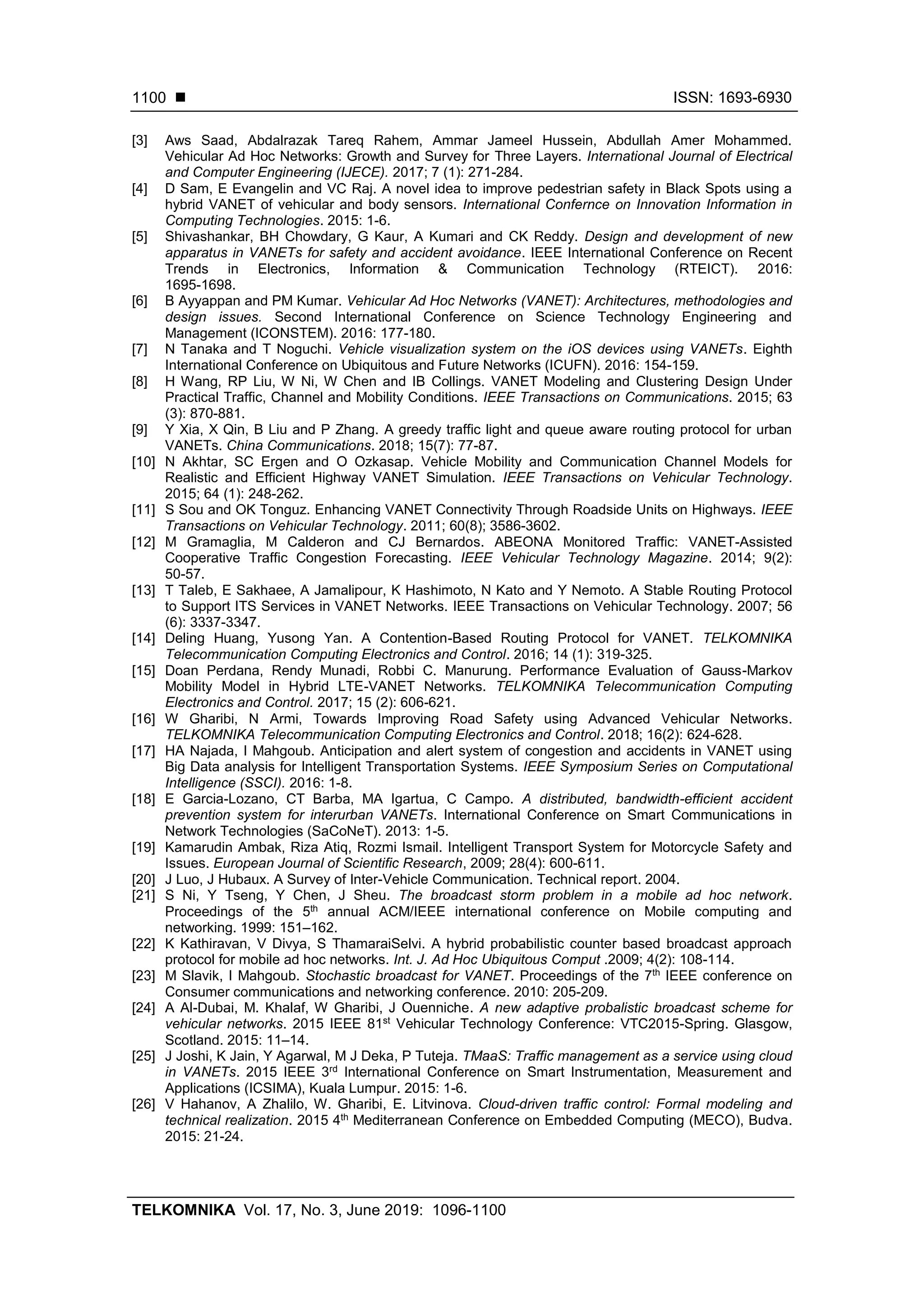 Multicast routing protocol for advanced vehicular ad hoc networks | PDF