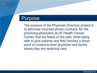 Physician Directory | PPTX