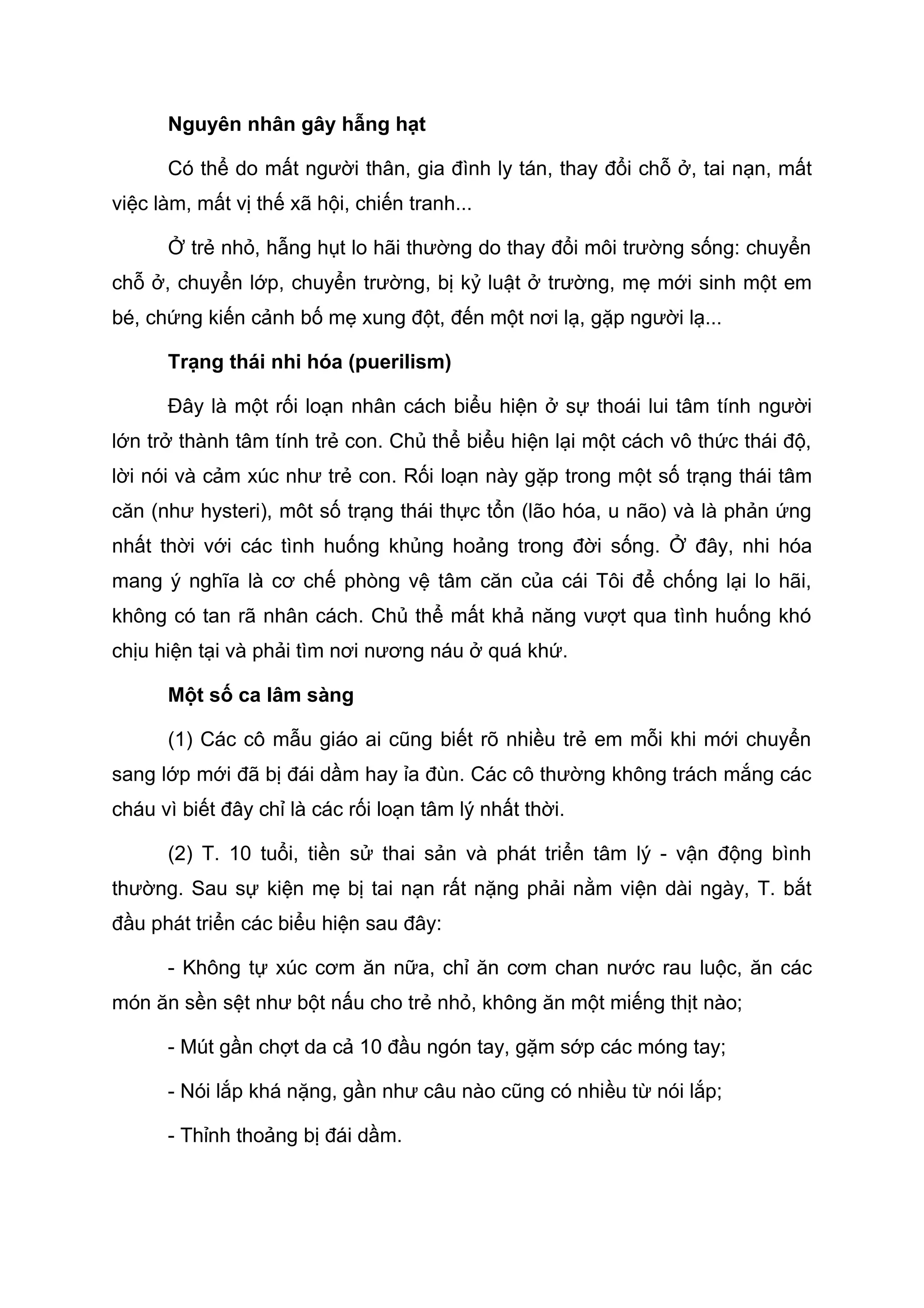 Tâm Bệnh Học Trẻ Em Và Thanh Thiếu Niên | PDF