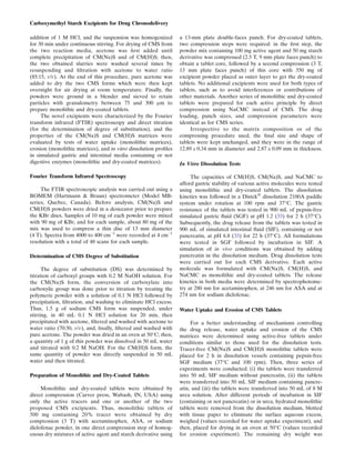 CM-Starch excipients for drug chronodelivery_2016 | PDF