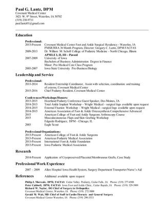 Residency_CV_PaulLantz | DOCX