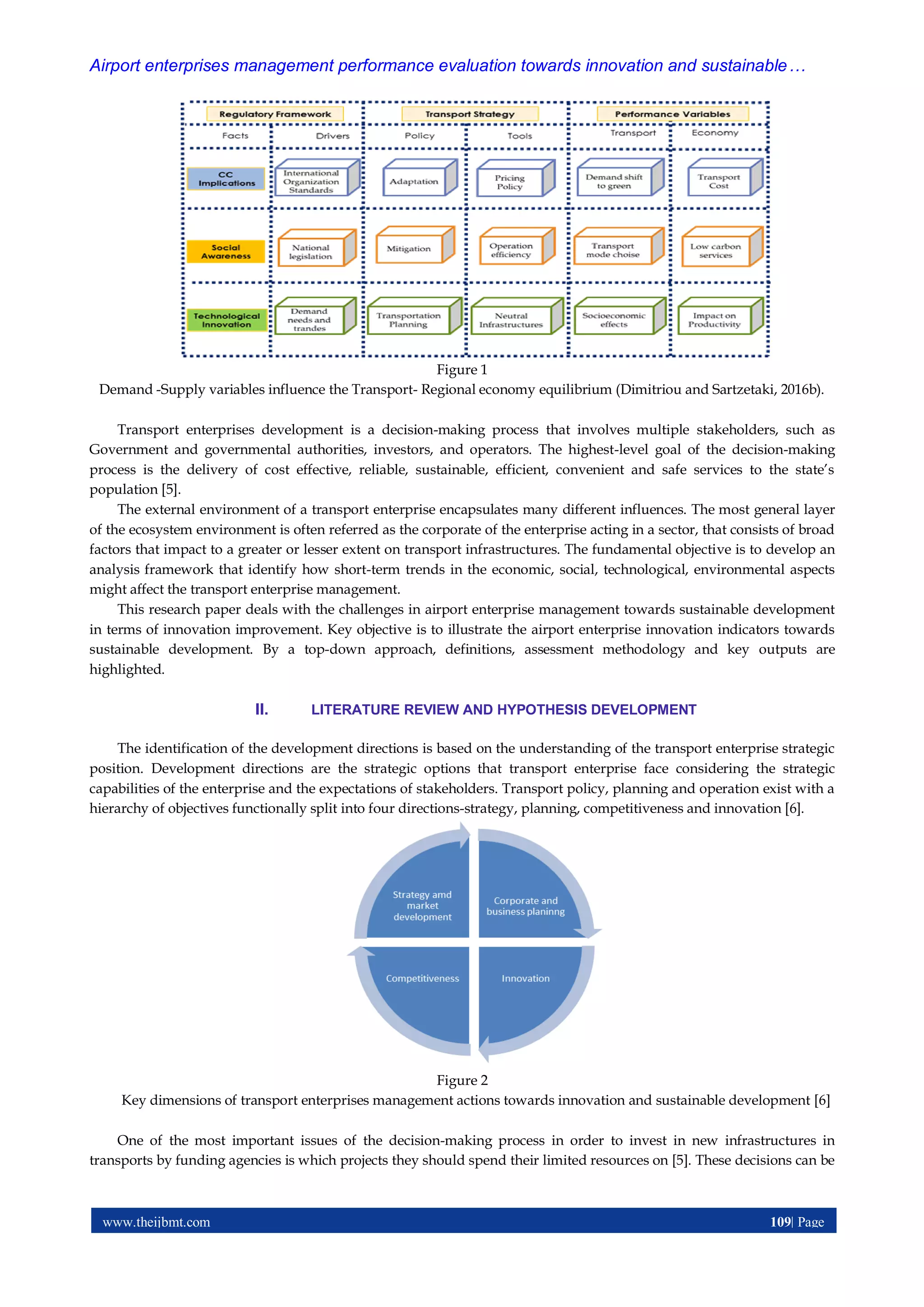 Airport enterprises management performance evaluation towards ...