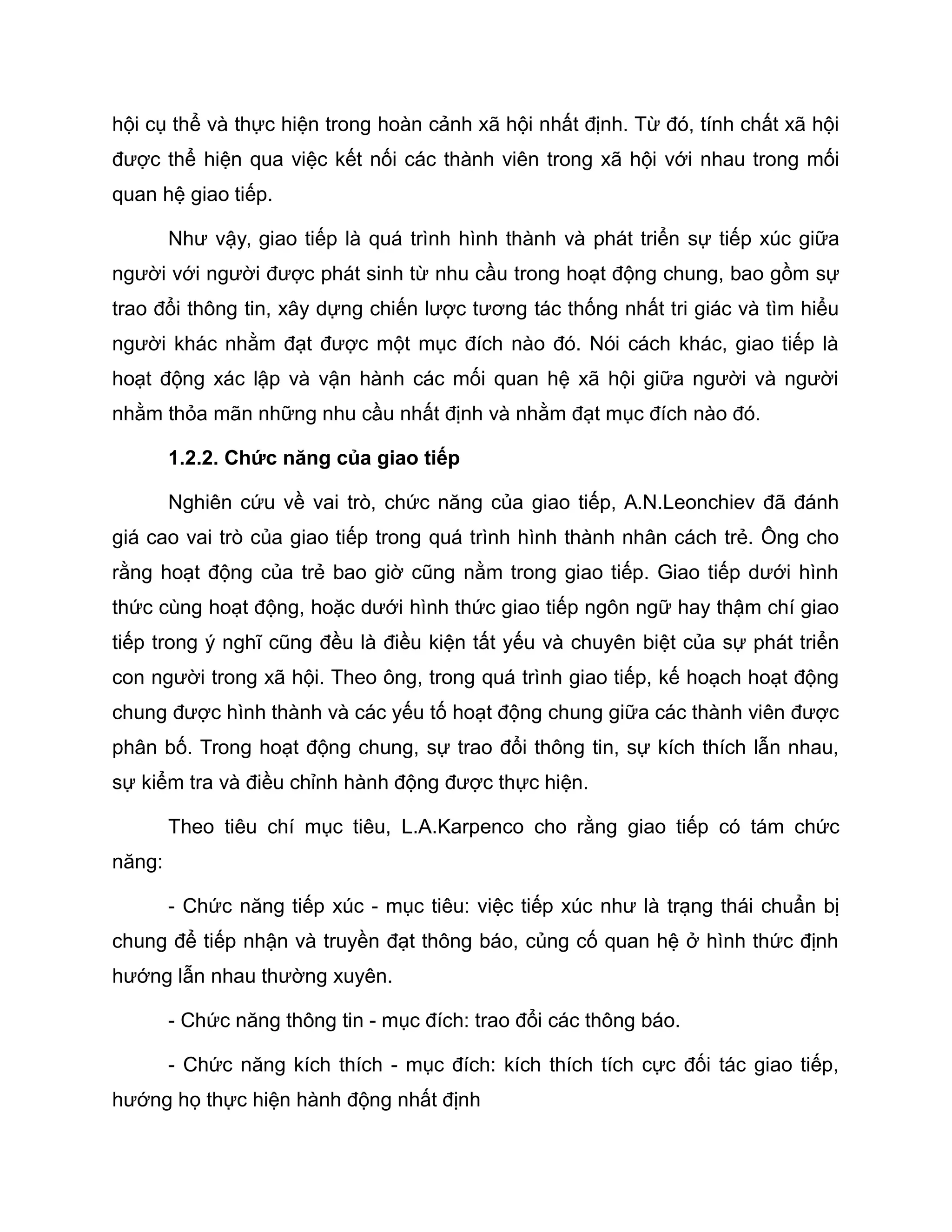Giáo Trình Tâm Lý Học Giao Tiếp | PDF