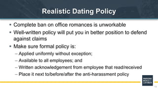 Workplace Dating Policies | PPTX