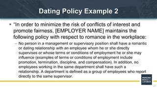 Workplace Dating Policies | PPTX