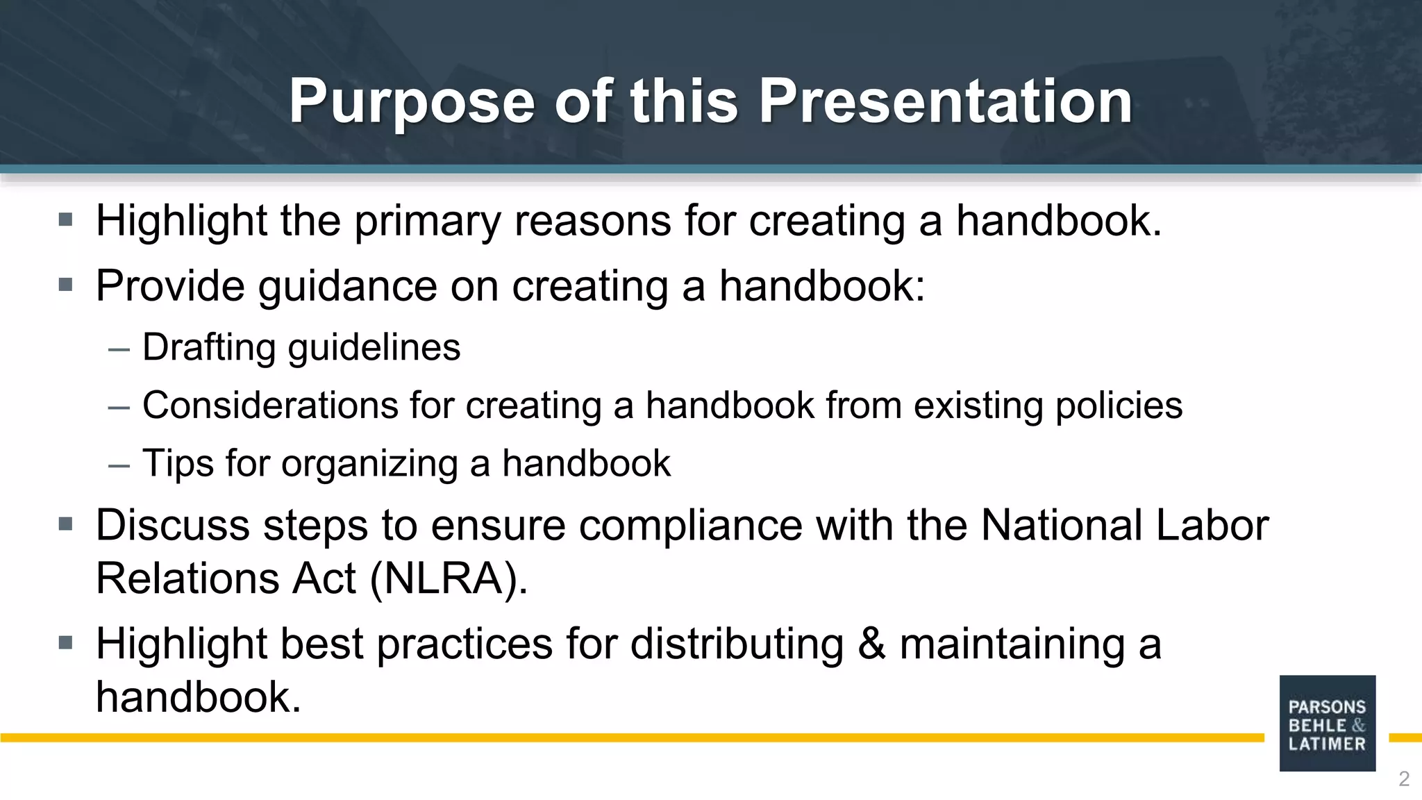 Essentials of Employee Handbooks | PPT