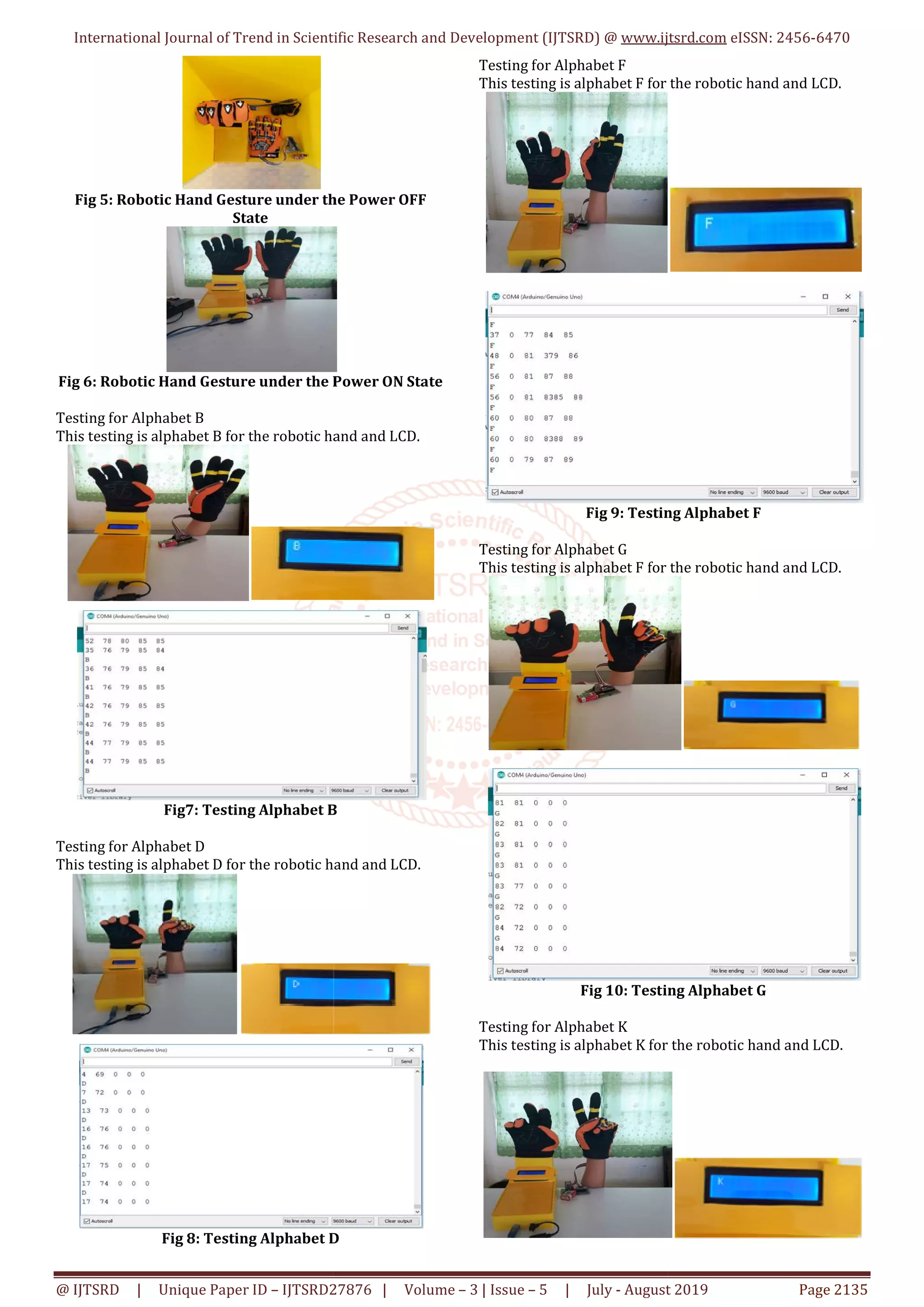 Deaf Sign Language using Automatic Hand Gesture Robot Based on ...