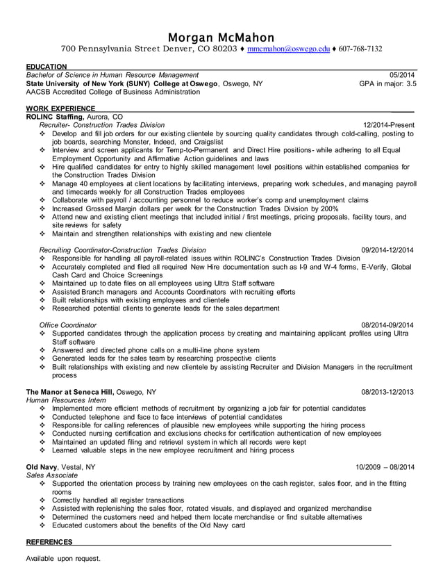 Morgan McMahon's Resume | DOCX