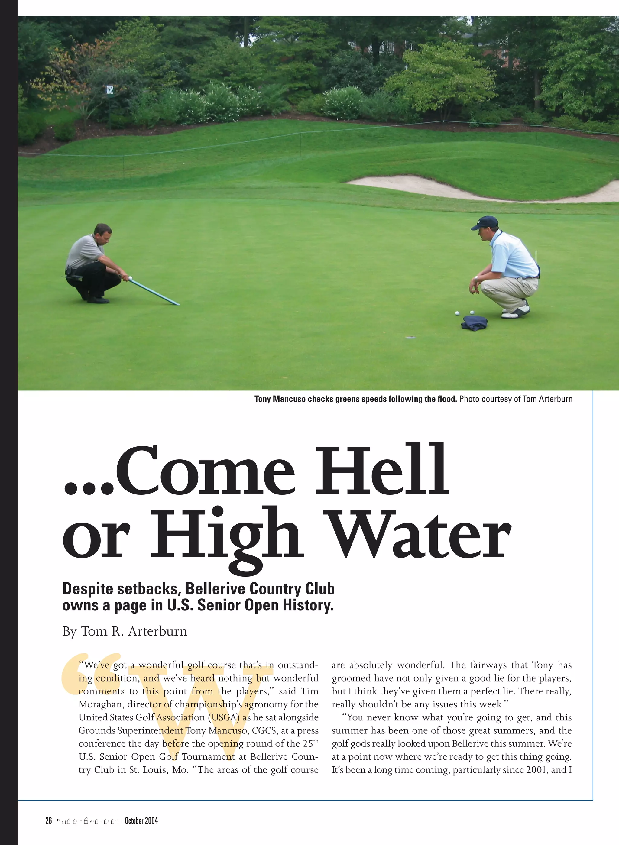 PGA Senior Open Coverage | PDF