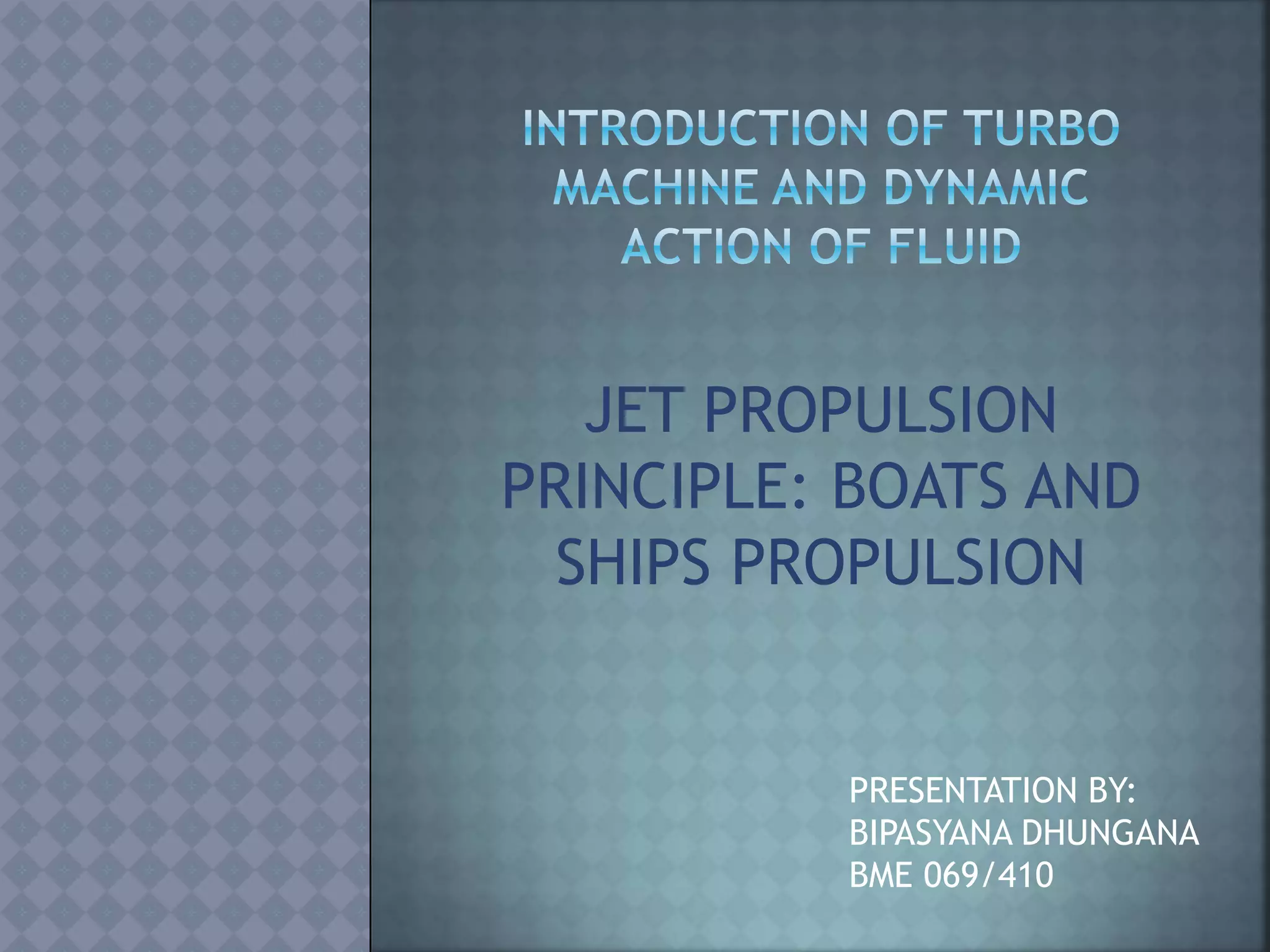 jet propulsion priciple | PPTX