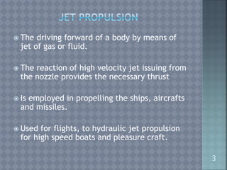 jet propulsion priciple | PPT