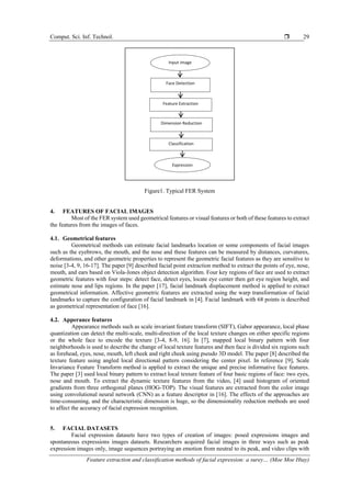 Feature extraction and classification methods of facial expression: A surey | PDF