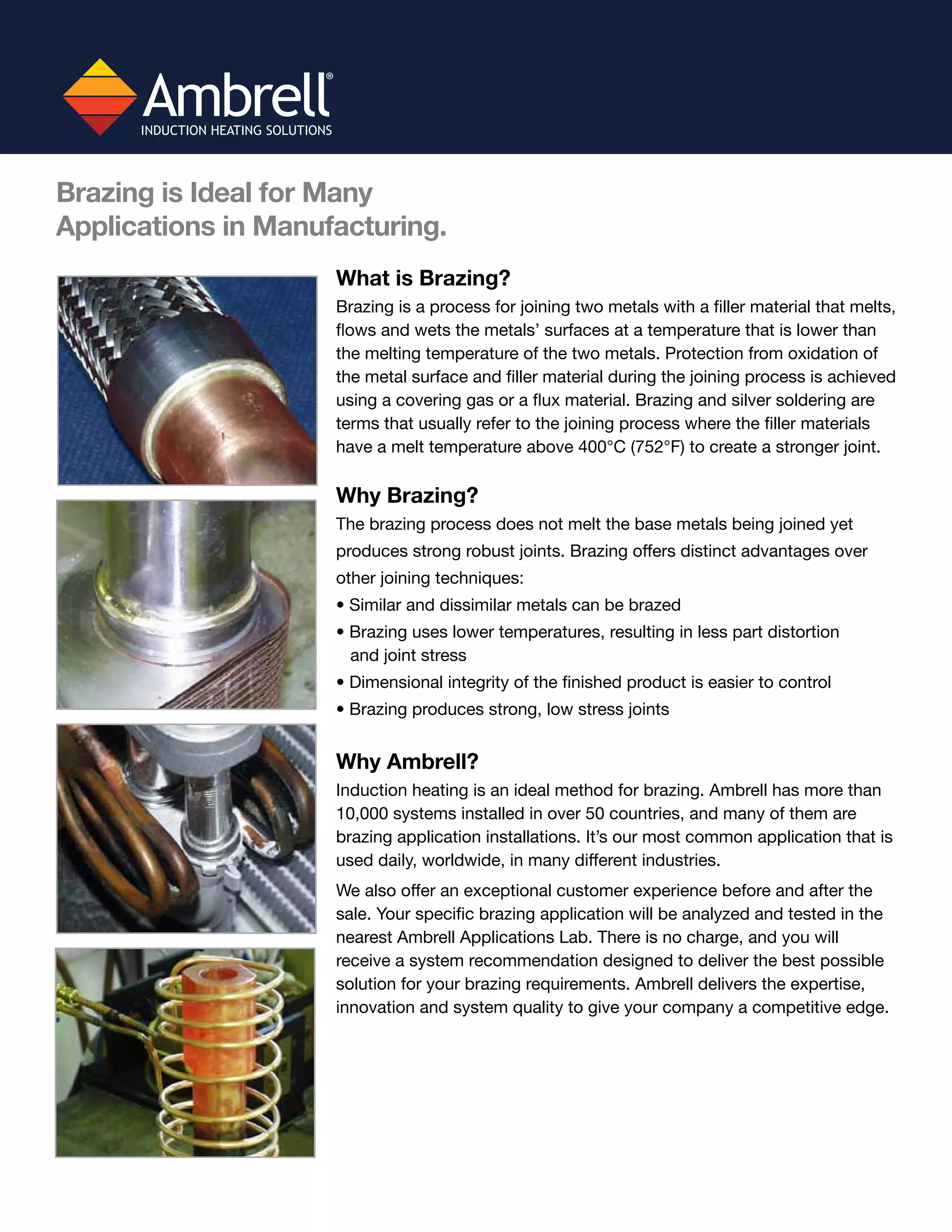 Brazing with Induction Heating | PDF