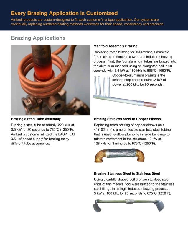 Brazing with Induction Heating | PDF