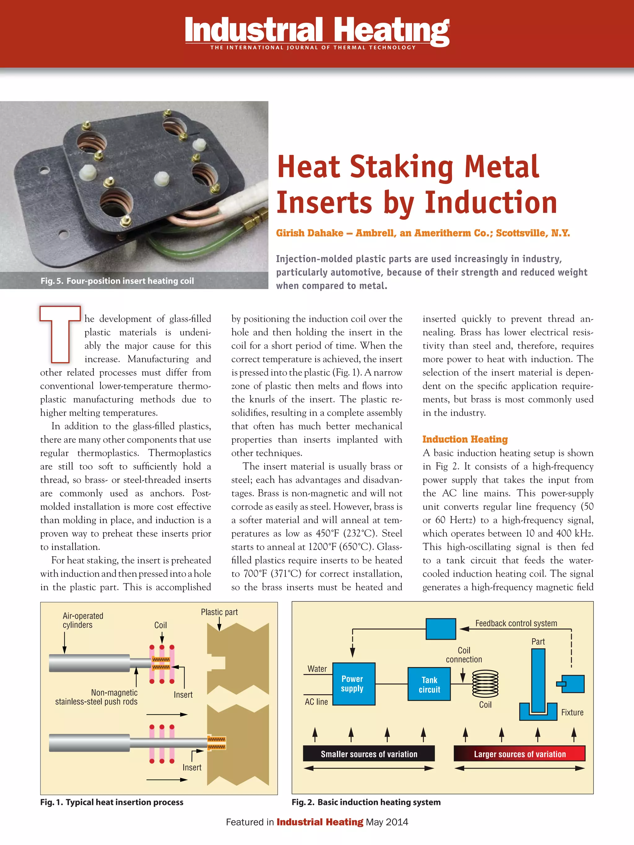 Article: Heat Staking Metal Inserts with Induction | PDF | Radio Control | Hobbies & Interests