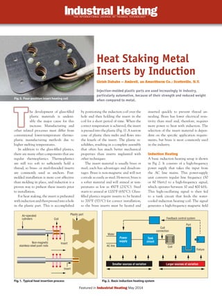 Article: Heat Staking Metal Inserts with Induction | PDF | Radio ...