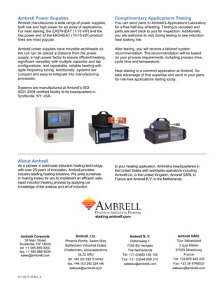 Induction Heat Staking White Paper | PDF