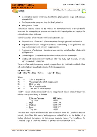 Catchment Area and Treatement Plan_Plan | PDF