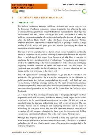 Catchment Area and Treatement Plan_Plan | PDF