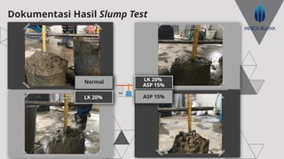 STRUKTUR Beton Skripsi Substitusi Menggunakan Abu Sekam Padi | PPTX