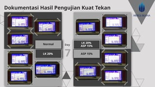 STRUKTUR Beton Skripsi Substitusi Menggunakan Abu Sekam Padi | PPTX