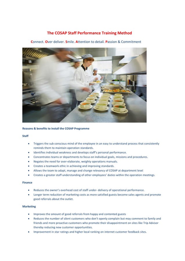 cosap training programme final pdf | PDF