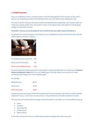 cosap training programme final pdf | PDF